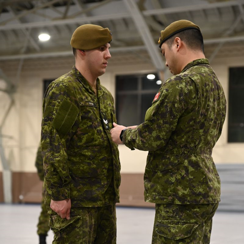 Regimental Promotions – The Canadian Grenadier Guards